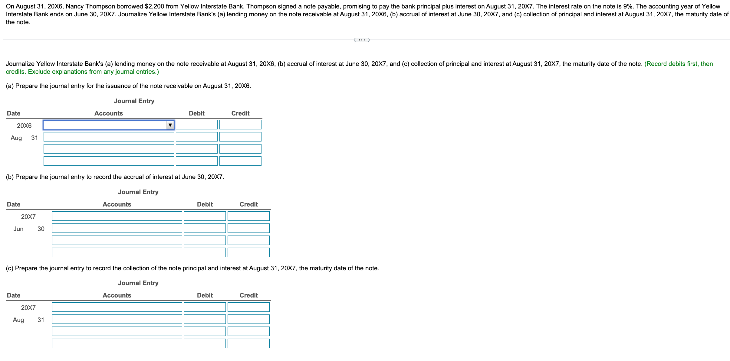 Solved the note. credits. Exclude explanations from any | Chegg.com