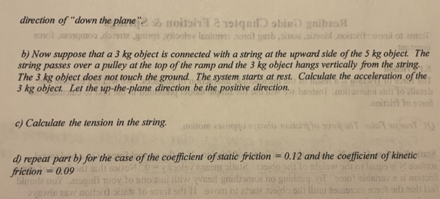 Solved B Now Suppose That A 3 Kg Object Is Connected With A