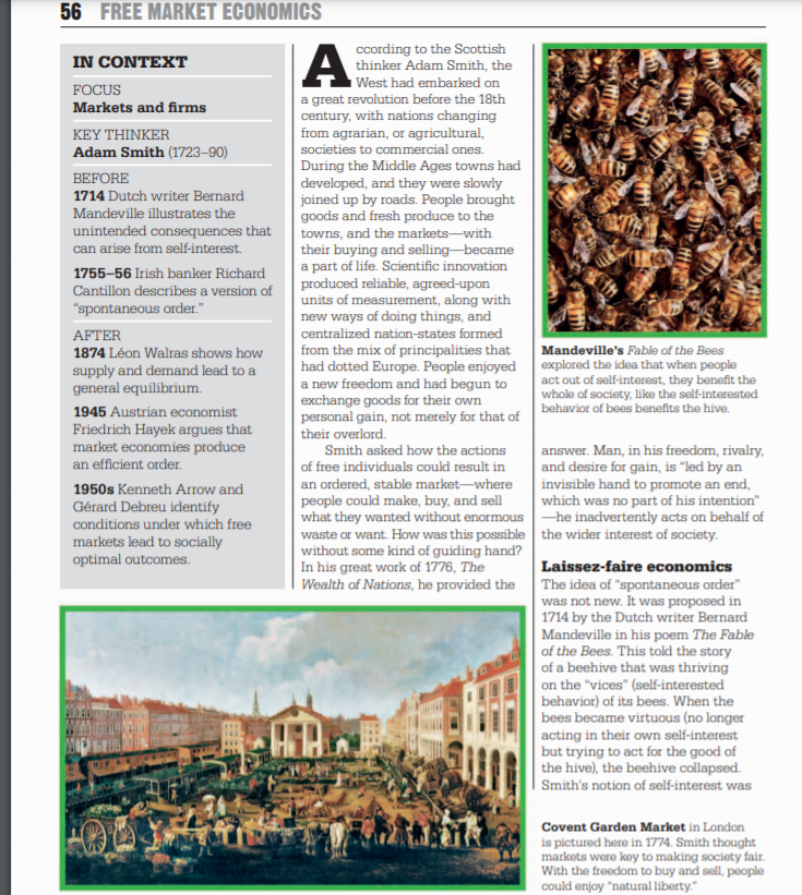 Solved 56 FREE MARKET ECONOMICS IN CONTEXT A А FOCUS Markets | Chegg.com