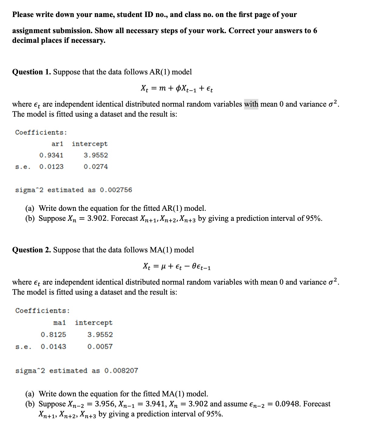 Solved Please write down your name, student ID no., and | Chegg.com