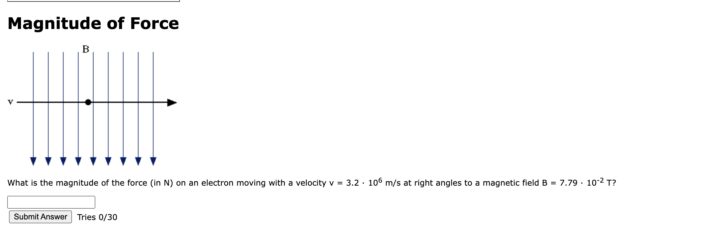 Solved Magnitude of Force What is the magnitude of the force | Chegg.com