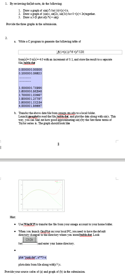 Please help me answer both questions fully with the | Chegg.com