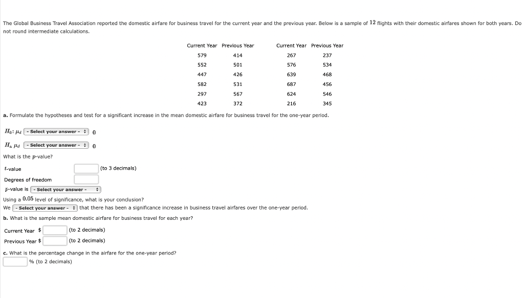 Solved not round intermediate calculations. a. Formulate the | Chegg.com