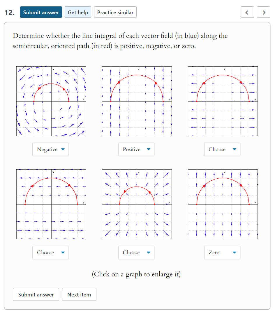 Solved Determine whether the line integral of each vector | Chegg.com