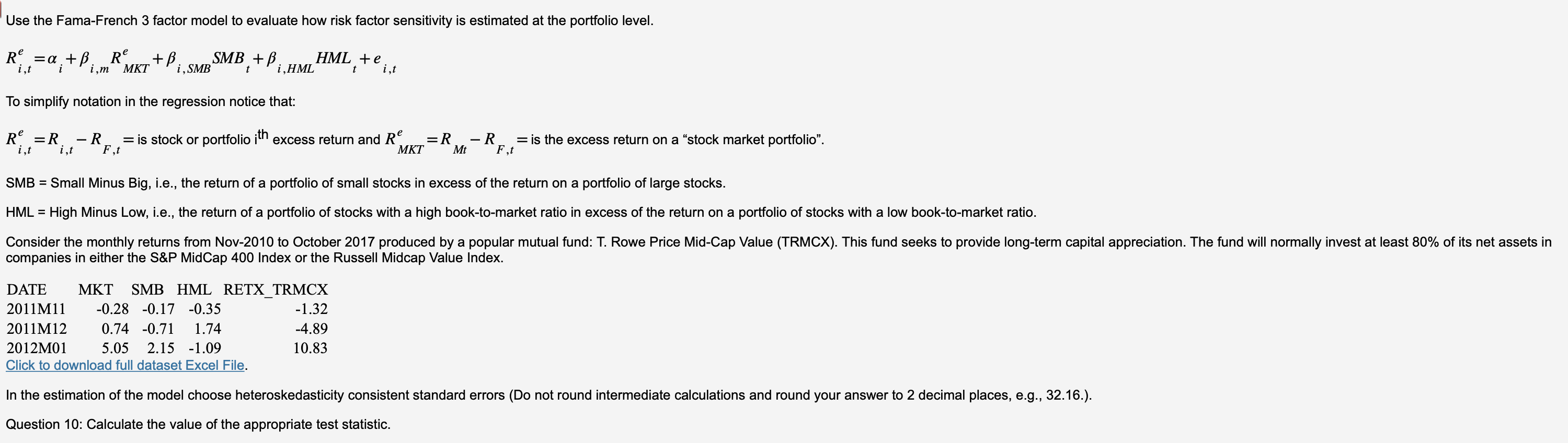 1. Calculate the value of the appropriate test | Chegg.com