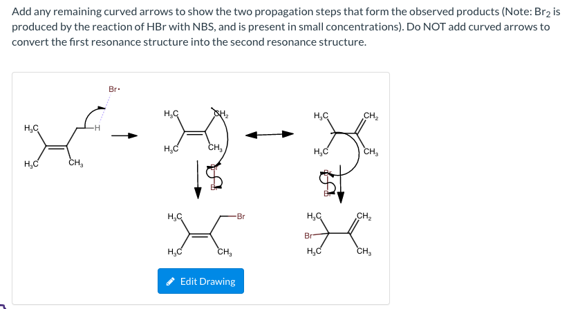Solved Add any remaining curved arrows to show the two | Chegg.com