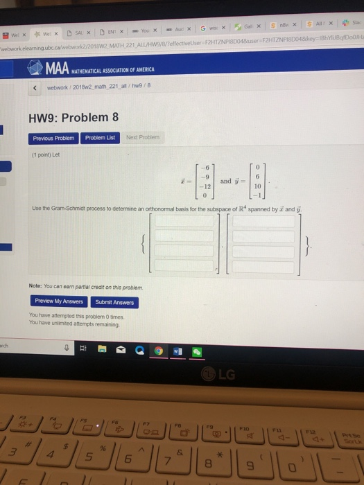 Solved webwork elearning ubc.ca/webwork2/2018W2 MATH 221 | Chegg.com Solved webwork elearning ubc.ca/webwork2/2018W2 MATH 221 | Chegg.com