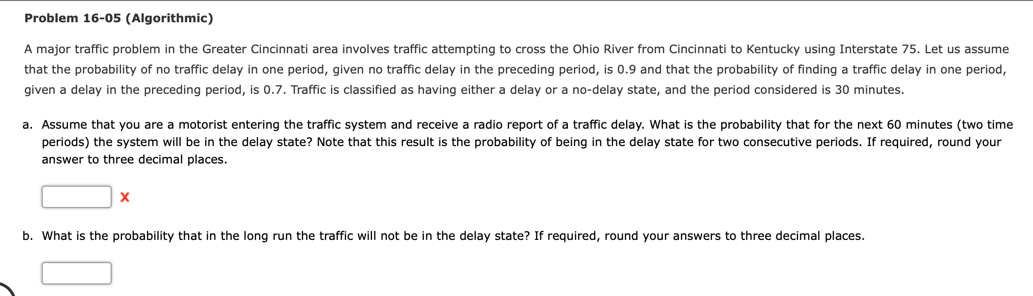 Problem 16-03 (Algorithmic) The computer center at | Chegg.com
