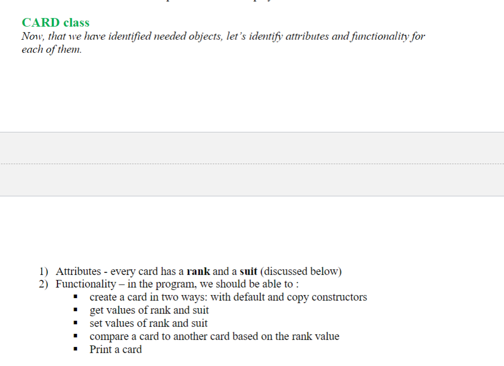 Solved Project 2 Problem: Write a program that would allow a | Chegg.com