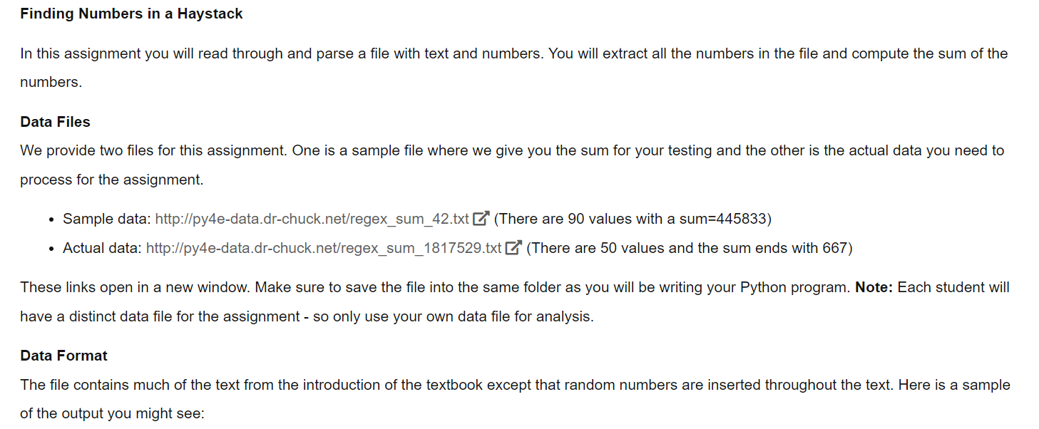 Solved Finding Numbers in a Haystack In this assignment you | Chegg.com