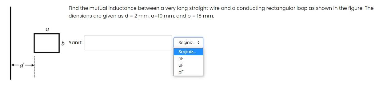 Solved Find the mutual inductance between a very long | Chegg.com