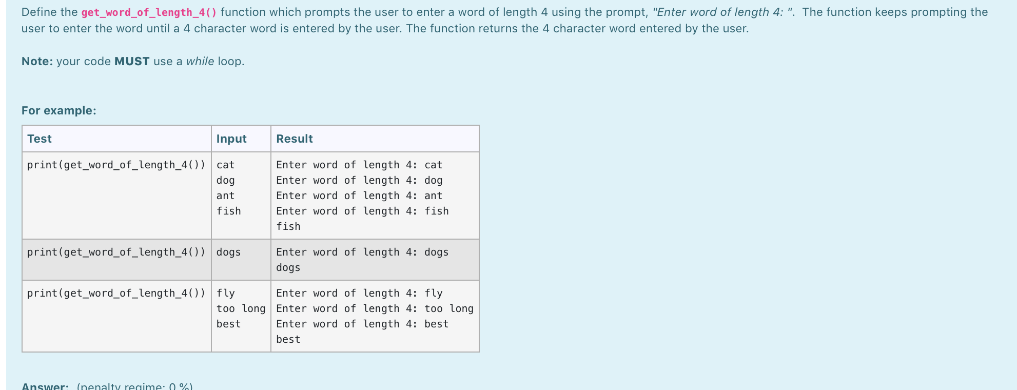 Solved Define the get_word_of_length_40) function which | Chegg.com