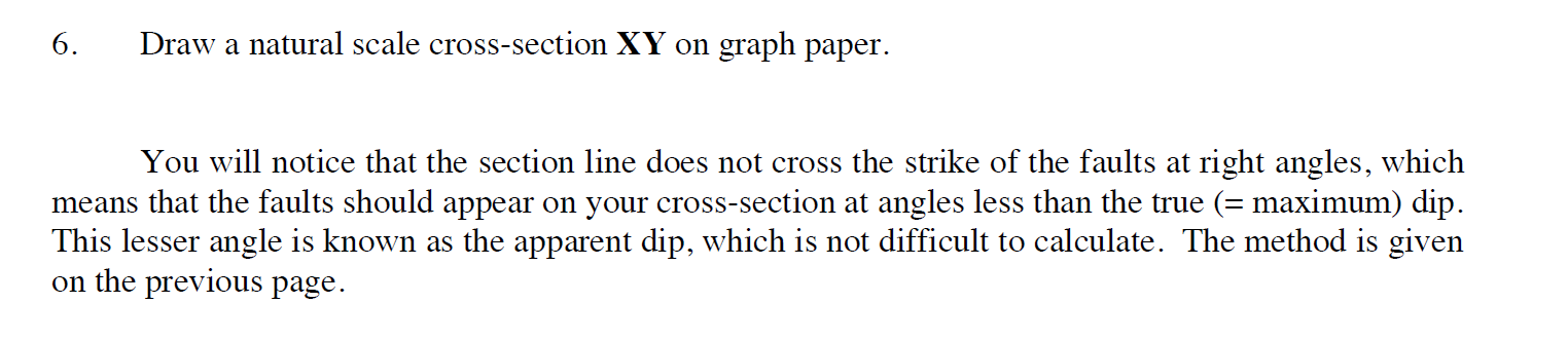 Solved Draw a cross-section of X-Y on the graph paper, | Chegg.com