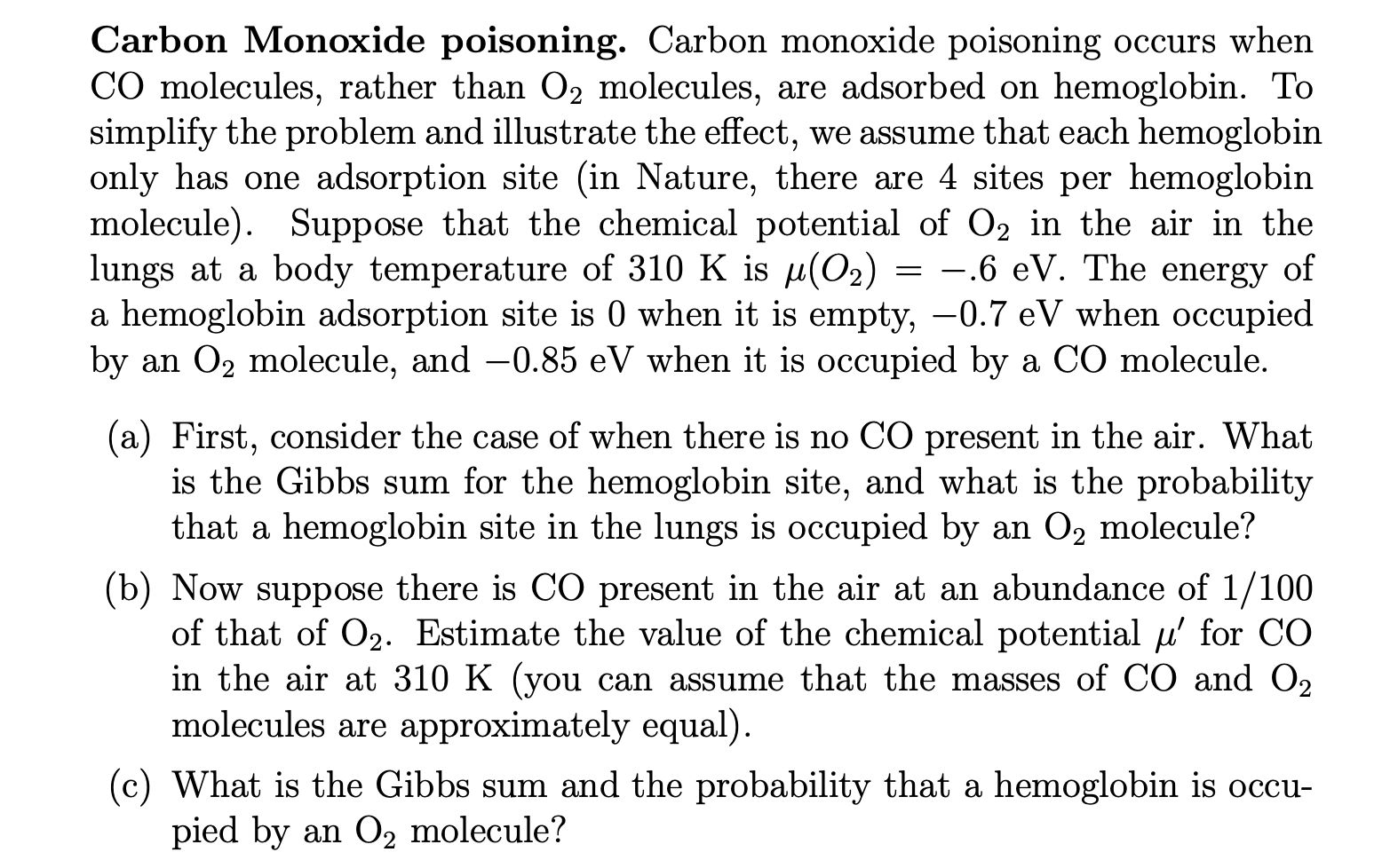 Solved Carbon Monoxide poisoning. Carbon monoxide poisoning | Chegg.com