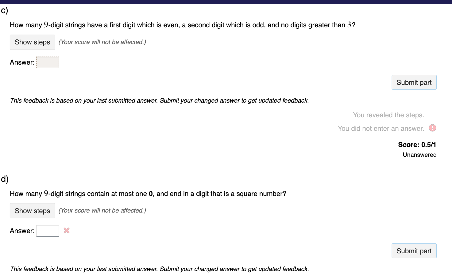 Solved Some basic counting laws include: - Complement law: | Chegg.com