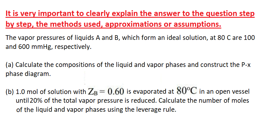 It is very important to clearly explain the answer to | Chegg.com