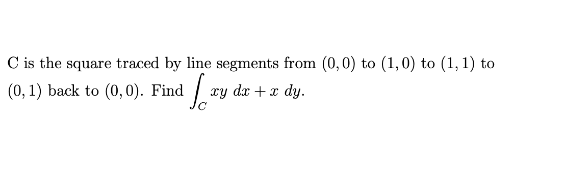 Solved 1 traced counterclockwise from (1,0) to C is the unit | Chegg.com