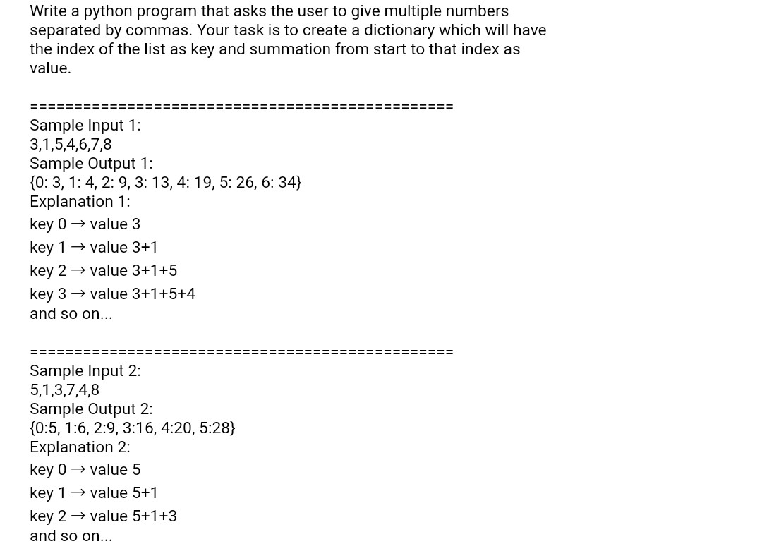 Solved Sir please solve the problem in python 3 and paste | Chegg.com