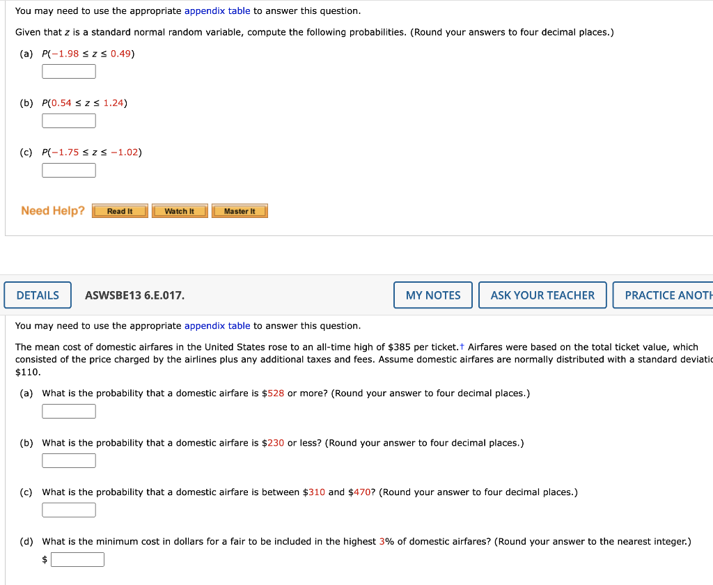 [Solved]: You may need to use the appropriate appendix tab