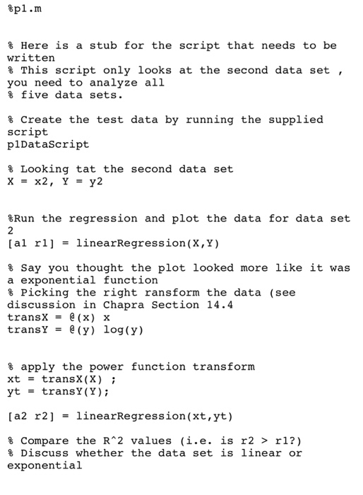 Solved Using Regression To Fit Experimental Datal 150