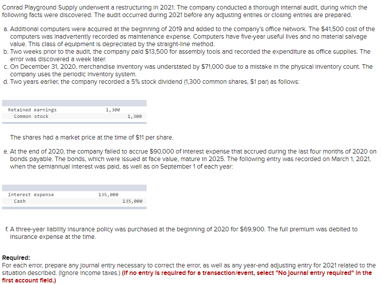 Solved JOURNAL ENTRY WORKSHEET 1.Record entry necessary for | Chegg.com