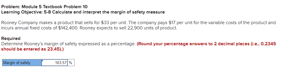 Solved Problem: Module 5 Textbook Problem 10 Learning | Chegg.com