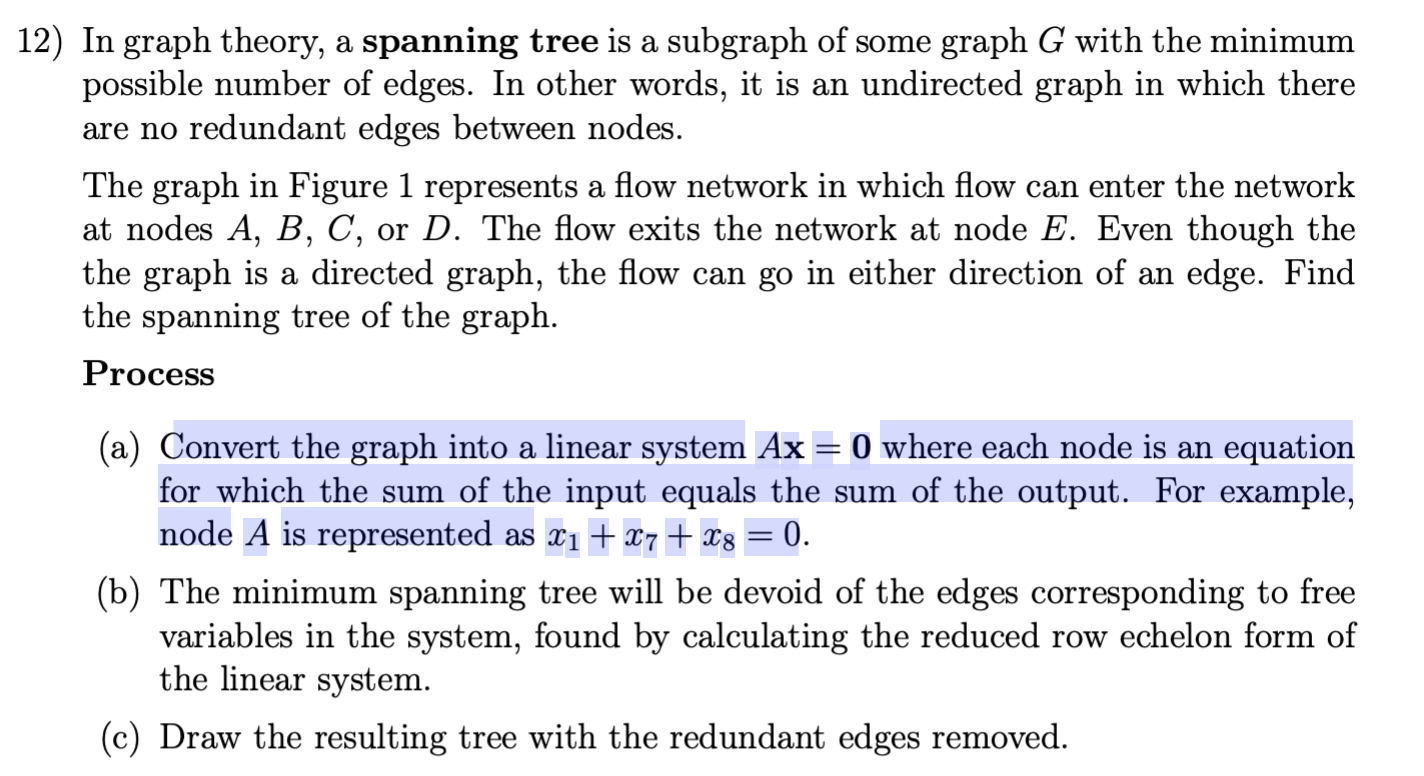 Solved X 1 A B 27 X2 X 8 23 E С 26 24 25 D Figure 1: A flow | Chegg.com
