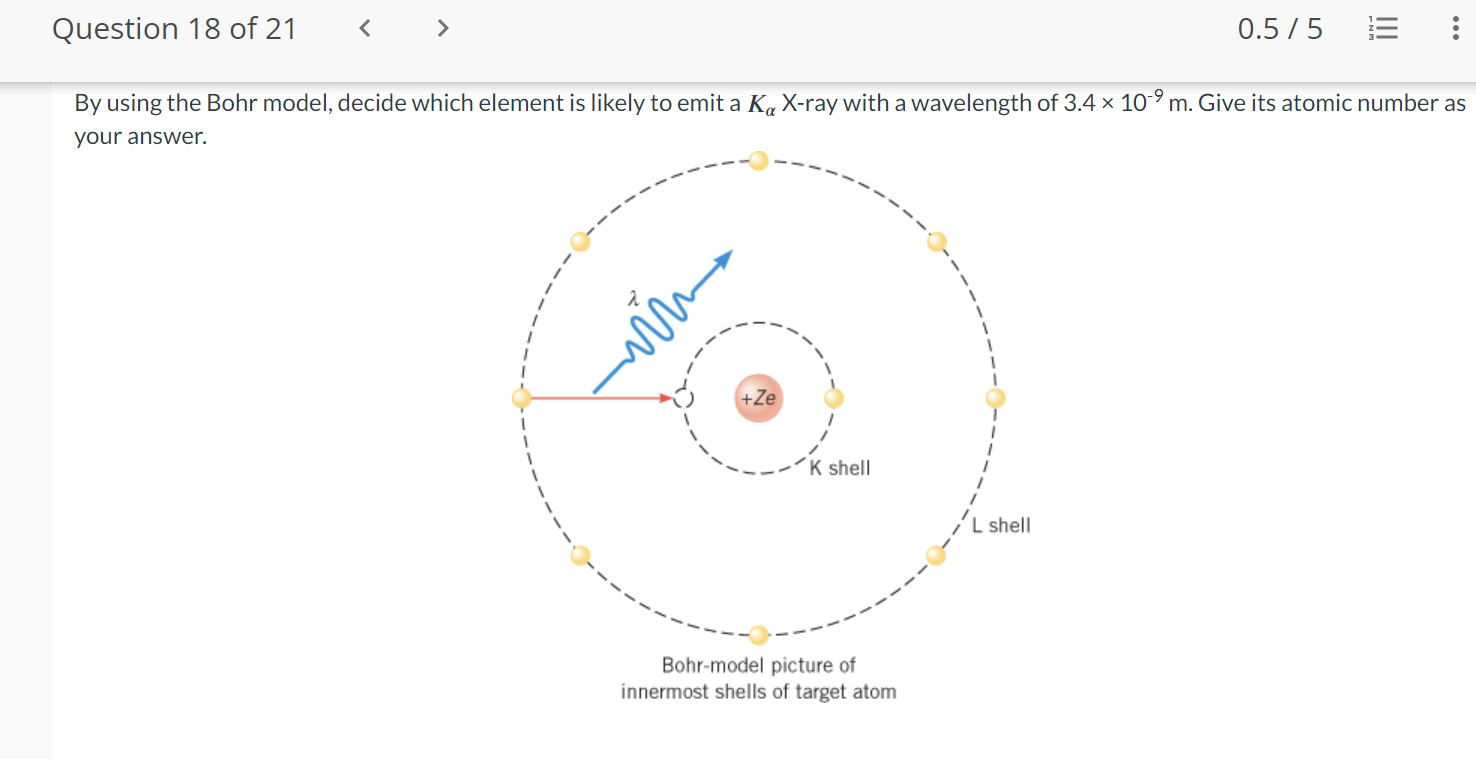 Solved By using the Bohr model, decide which element is | Chegg.com