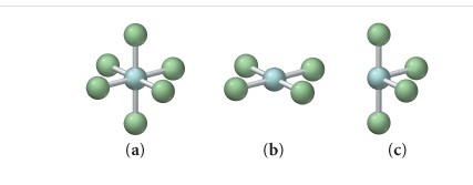 Solved The following figures show several molecular | Chegg.com