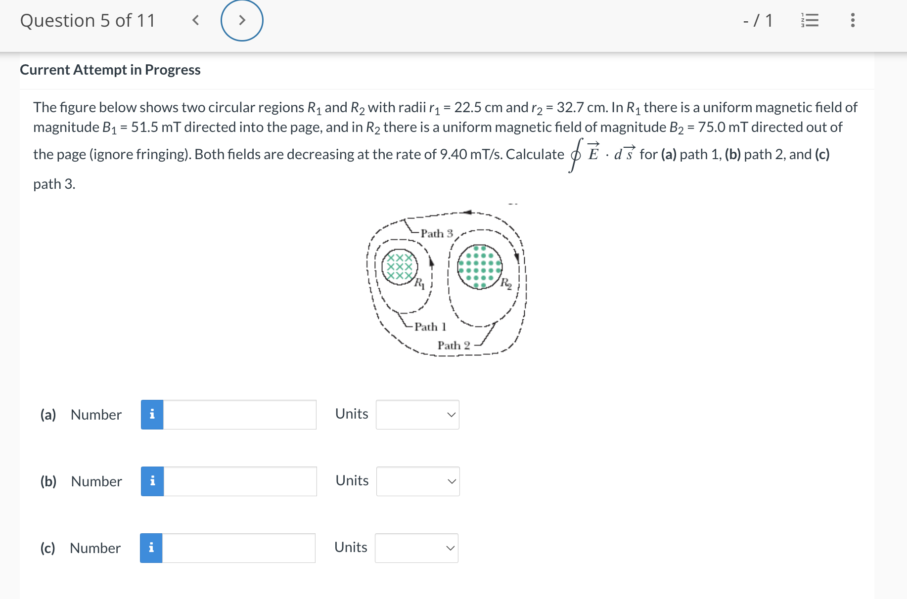 Solved Current Attempt in ﻿ProgressThe figure below shows | Chegg.com