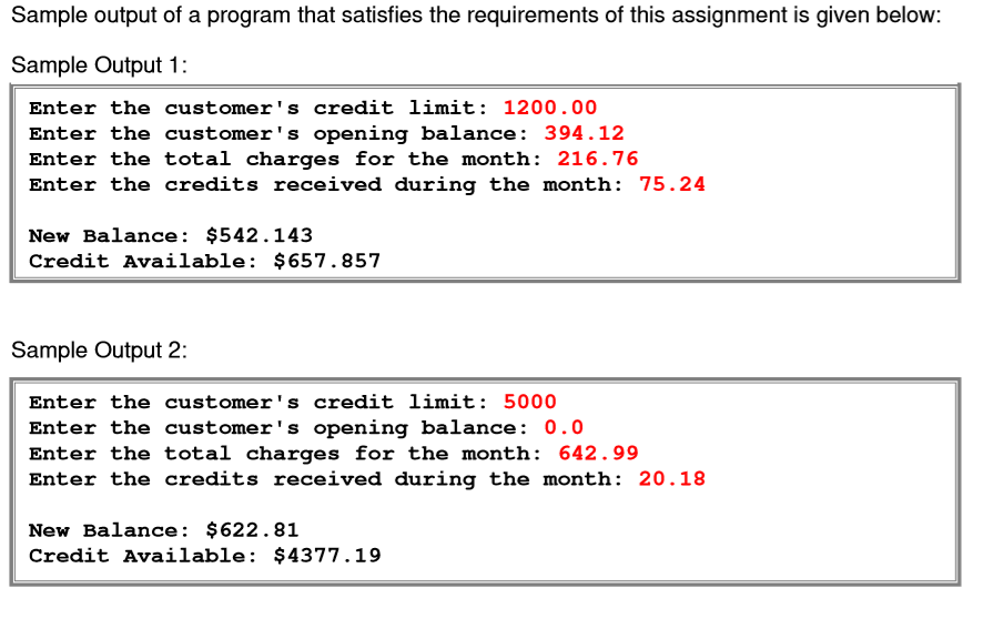 Solved Write A Program In C That Calculates The Account