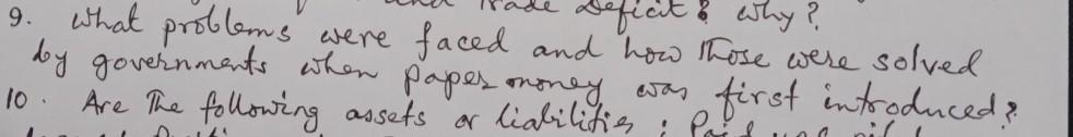 Solved 9. & why? what problems were faced and how those were | Chegg.com