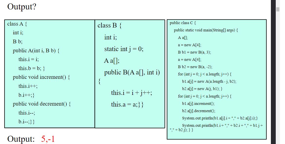 Solved Output?please explain how to trace the answers, and | Chegg.com