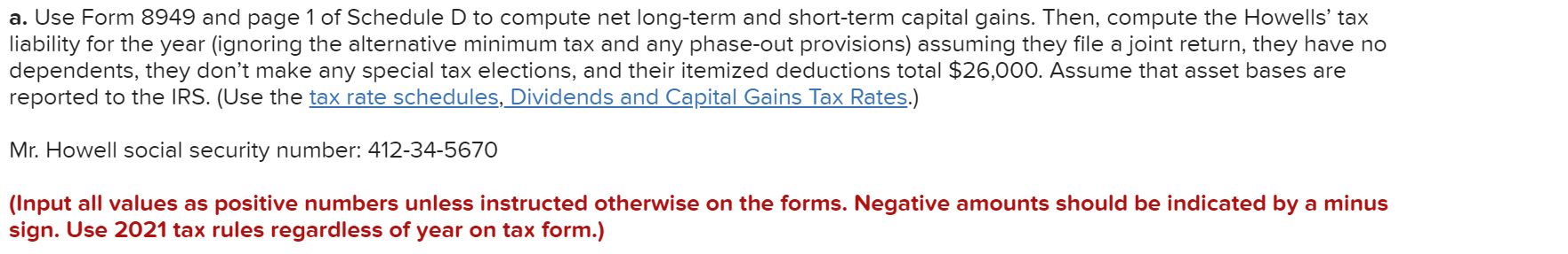 Required information [The following information | Chegg.com