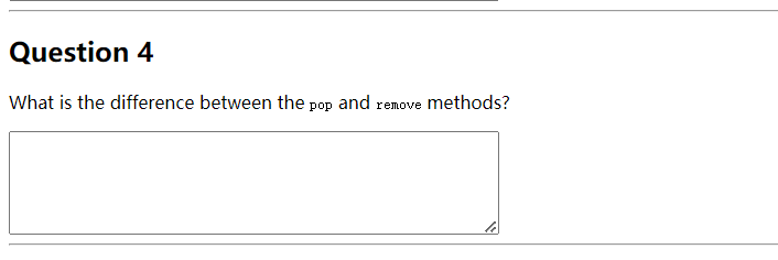 Solved Question 4 What is the difference between the pop and | Chegg.com