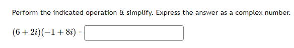 Solved Perform the indicated operation & simplify. Express | Chegg.com