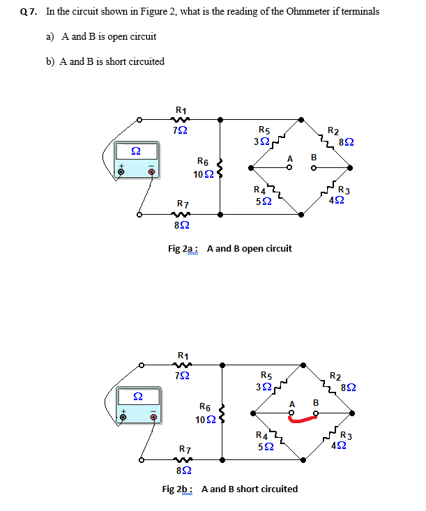 Solved Q 7. In the circuit shown in Figure 2, what is the | Chegg.com