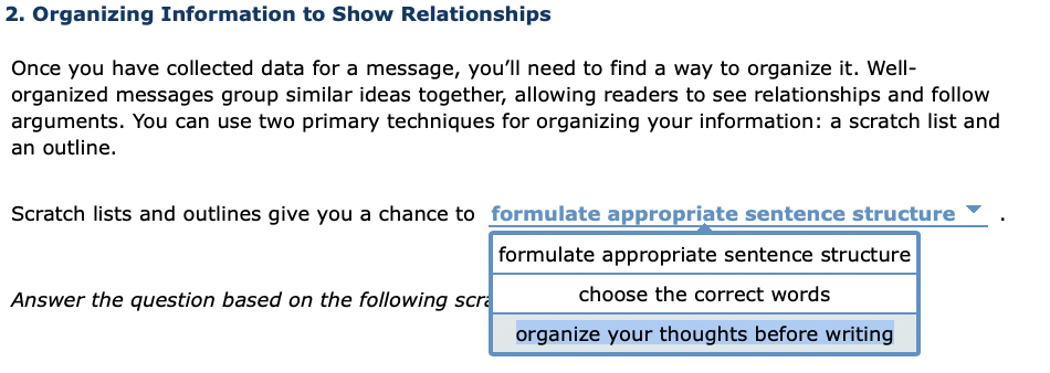 Solved Once you have collected data for a message, you'll | Chegg.com