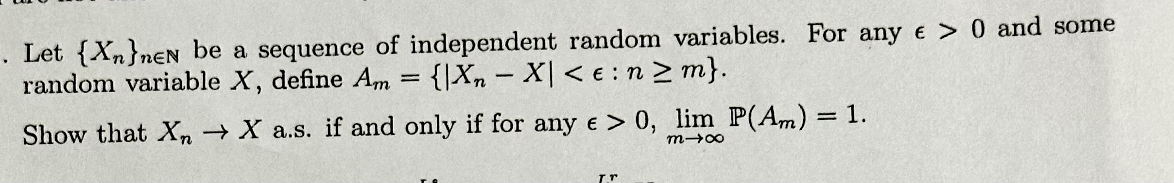 Solved Let {Xn}n∈N be a sequence of independent random | Chegg.com