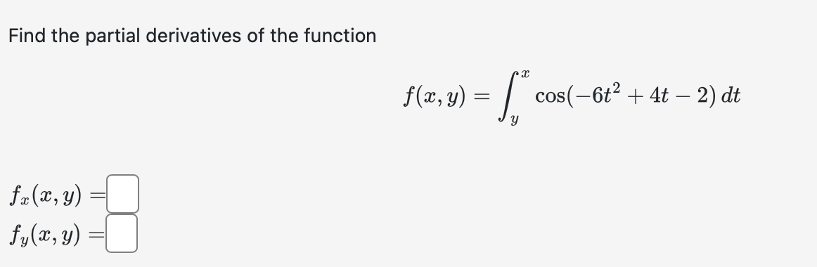 Solved Find the partial derivatives of the function | Chegg.com