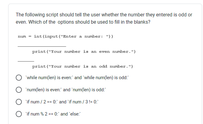 Solved What will the following code snippet print? | Chegg.com