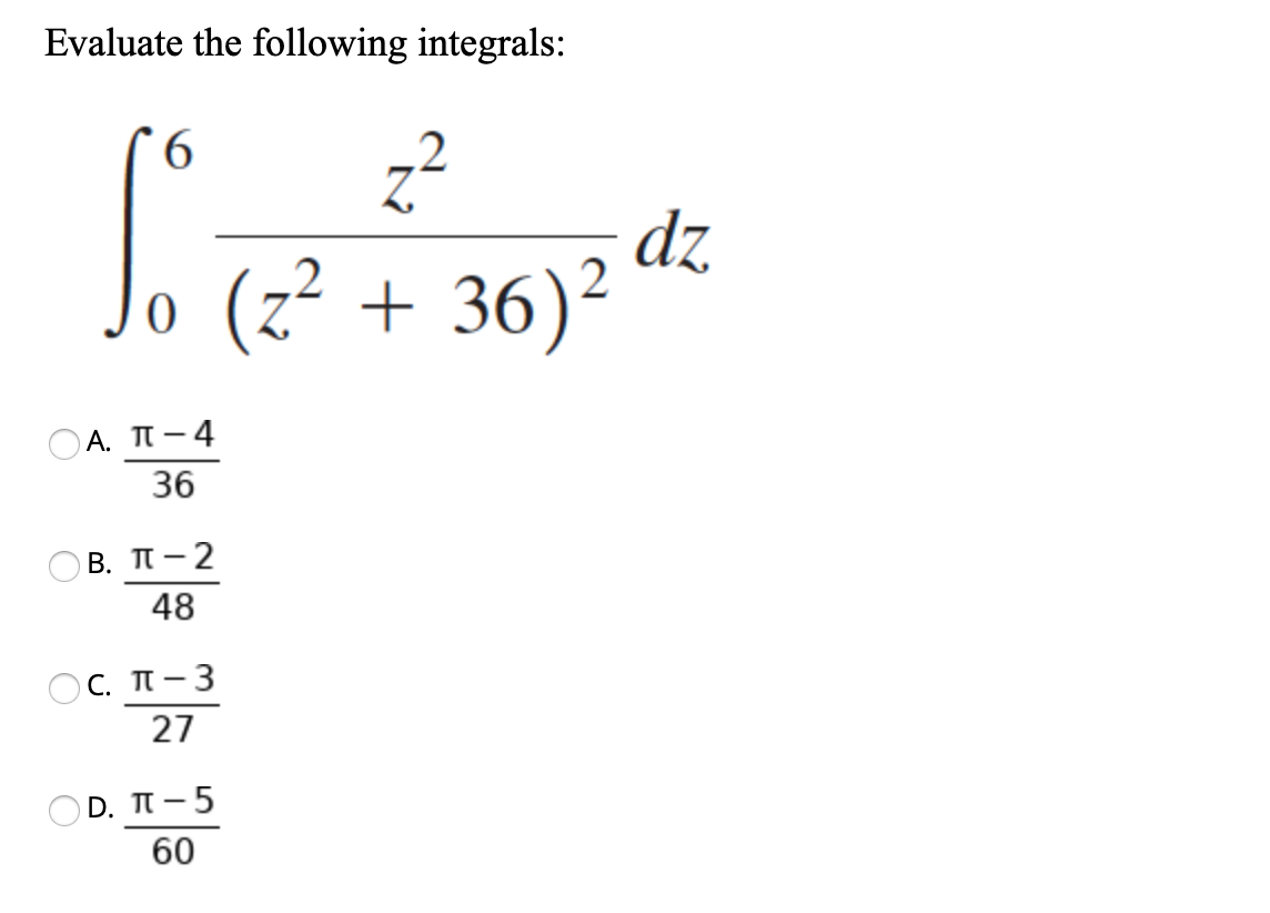 Solved Evaluate the following integral (HINT use | Chegg.com