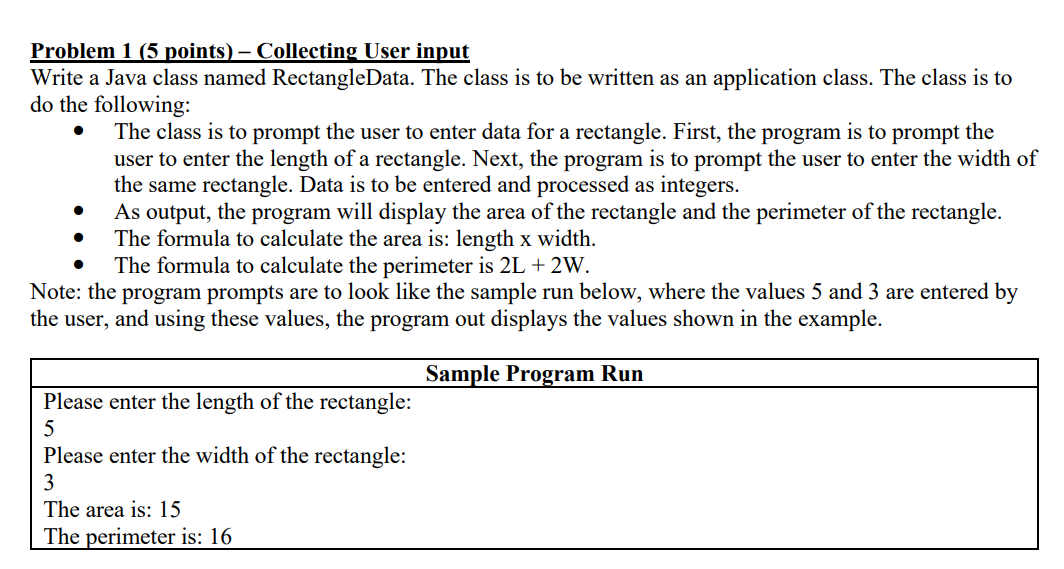 Solved Problem 15 Points Collecting User Input Write A 7977