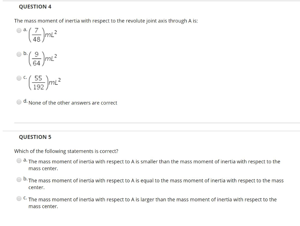 Solved A uniform bar of total mass m and total length L has | Chegg.com