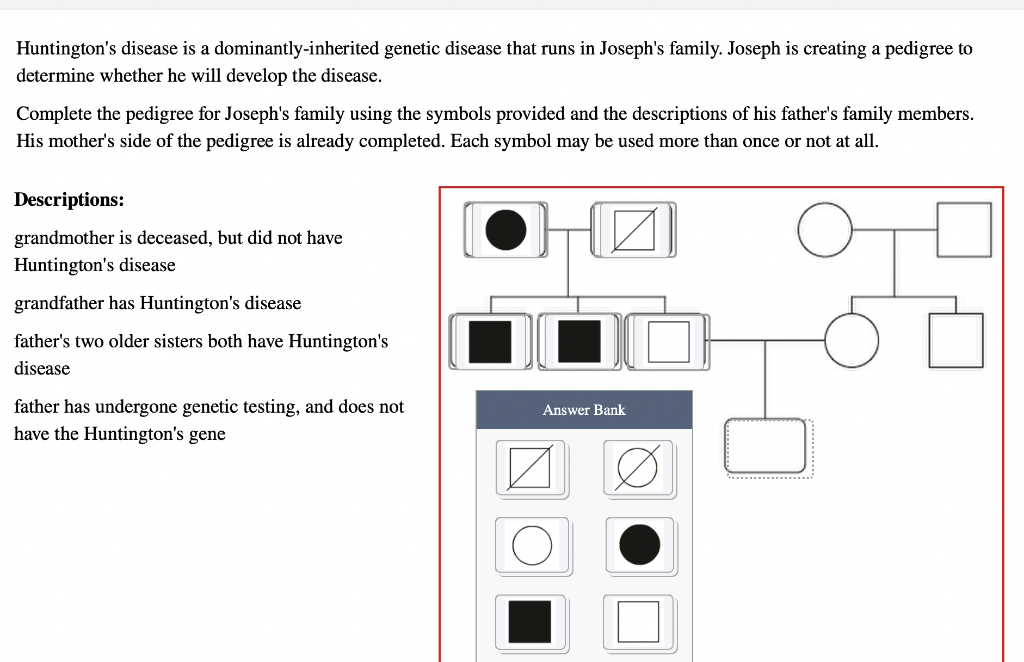 Solved Huntington's disease is a dominantly-inherited | Chegg.com