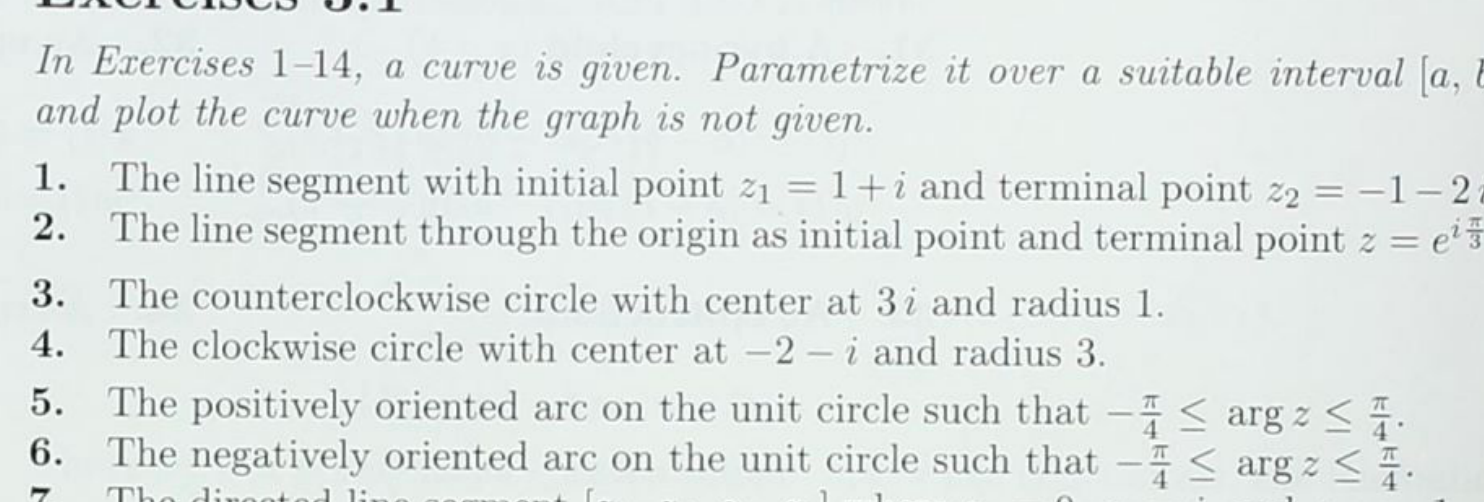 Solved In Exercises 1-14, a curve is given. Parametrize it | Chegg.com