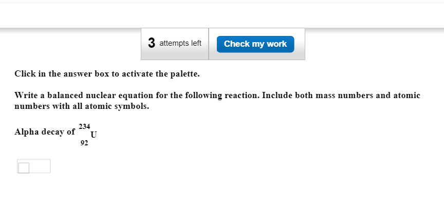 Solved 3 attempts left Check my work Click in the answer box | Chegg.com