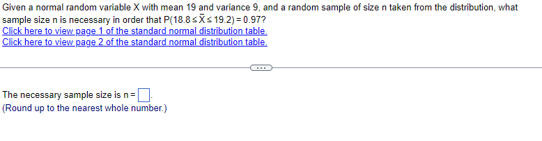Solved Given A Normal Random Variable X With Mean 19 And 0271