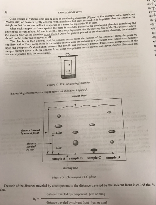 Solved CHROMATOGRAPHY In this example the stationary phase | Chegg.com