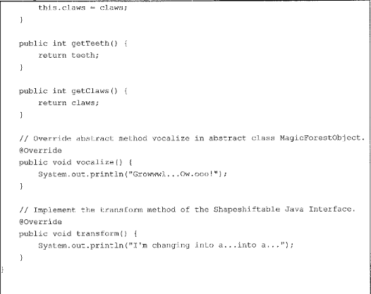 Solved I provide an abstract class MagicForestobject (see | Chegg.com